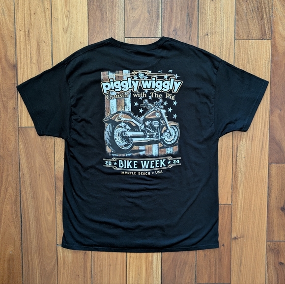 Hanes | Shirts | Piggly Wiggly 224 Bike Week Tshirt Xl | Poshmark